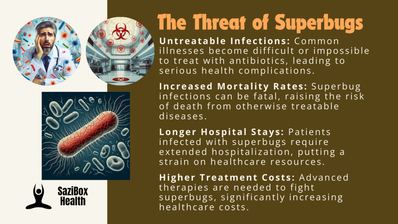 Infographic: The Rise of Superbugs - A Visual Breakdown - SaziBox Health